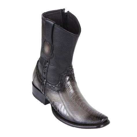 King Exotic Mens Ostrich Leg Boots H79b Dubai Toe Formal Dress Shops