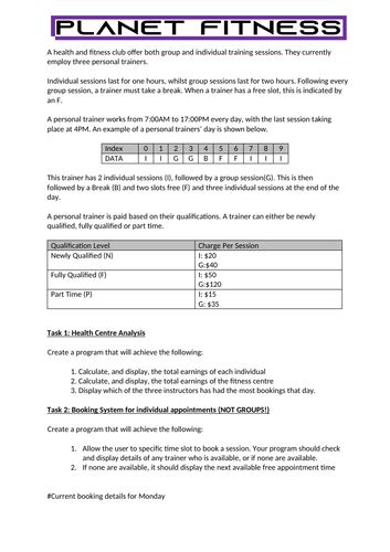 Cie Igcse Gcse Computer Science Pre Release Projects Teaching Resources