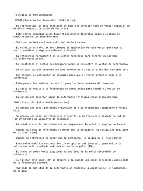 Spwm Tpwm Y Svpwm Pdf