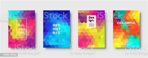 육각형 다각형 추상적 배경 다채로운 삼각형 그라데이션 디자인 낮은 폴리 육각형 모양 배너 벡터 일러스트레이션 3차원 형태에 대한 스톡 벡터 아트 및 기타 이미지 Istock