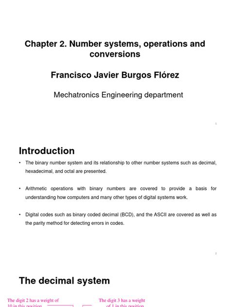 chapter2 numbering systems and conversions pdf subtraction binary