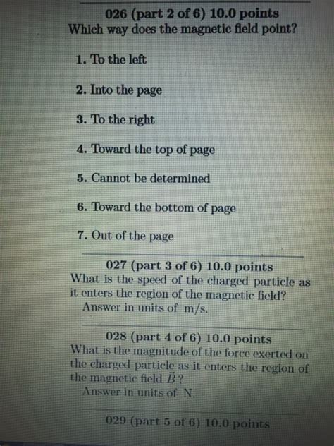 Solved 6 Part Question Here Are All The Parts Need Help On