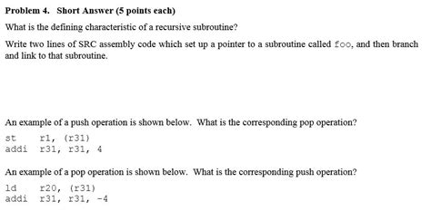 Solved What Is The Defining Characteristic Of A Recursive