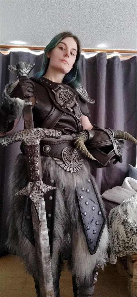 A Full Turnaround Of My Skyrim Cosplay I Also Enlisted In A Cosplay Contest Tomorrow Wish Me