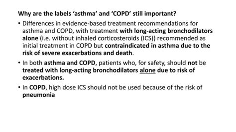 Asthma Copd Overlap Syndrome Pptx