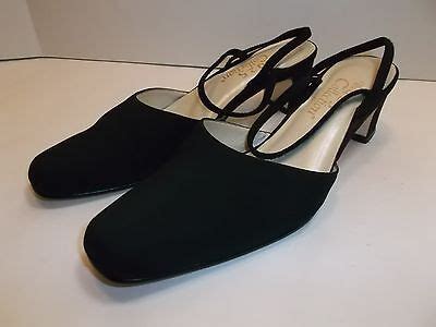 The 9 2 5 Collection Womens 2 Heel Dress Shoes Sz 65 Black Ebay