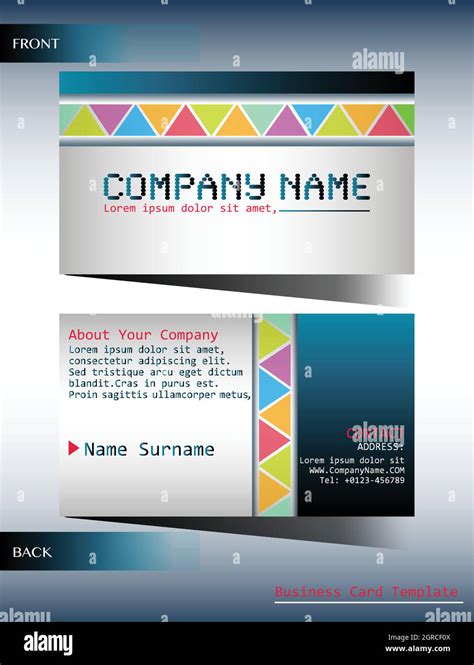Card For Business Stock Vector Images Alamy