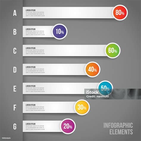 비즈니스 개념 벡터 Infographics 워크플로 막대 그래프 연례 보고서 웹 디자인 다이어그램에 비율 비즈니스 및
