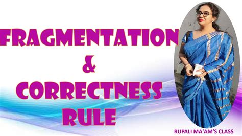 💢♜ 9fragmentation And Correctness Rule In Ddbs💢♜ Youtube