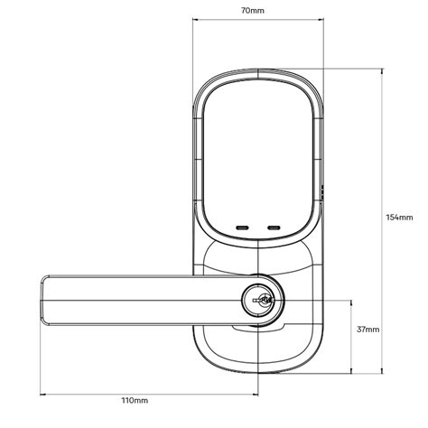 Yale Assure Keyed Lever Lock Smart Lock Nz The Keyless Store