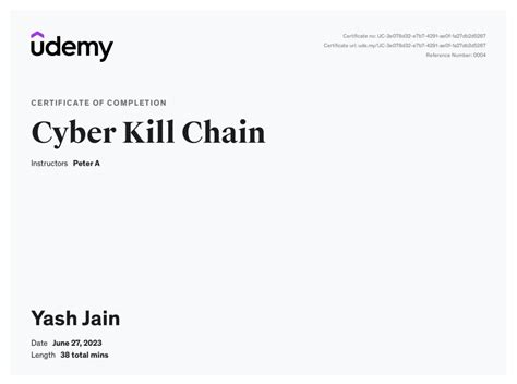 Yash J On Linkedin Udemy Course Completion Certificate