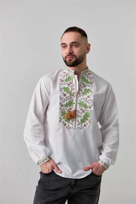 Вишита сорочка парні вишиванки — ціна 1650 грн у каталозі Вишиванки Купити чоловічі речі за