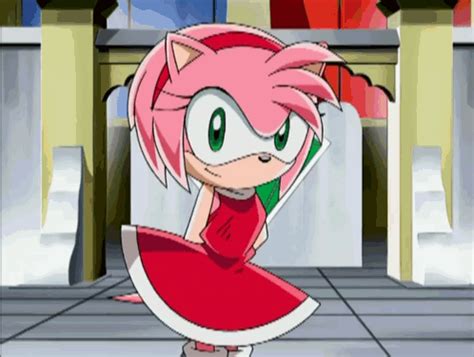 Amy Rose Sonic X Gif Amy Rose Sonic X Wink Discover Share Gifs