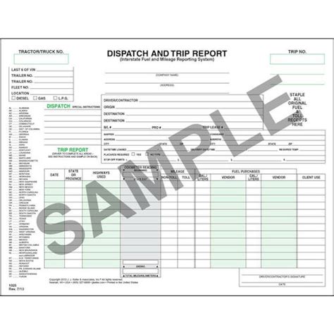 Ems Report Template