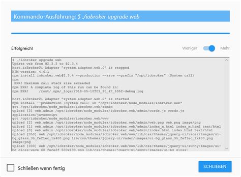 Gelöst Adapter Installationupdate Max Call Stack Size Exceeded
