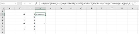 Excel Average Every 3 Rows And Insert Answer Every 3 Rows Stack