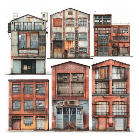 Premium Photo A Drawing Of A Building With A Lot Of Windows