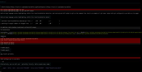Dark Theme Doesn T Match Repo And Is Hard To Read Issue Dandavison Delta GitHub