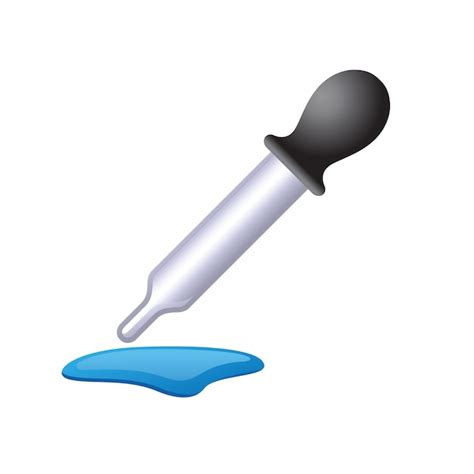 Premium Vector Eyedropper Icon Color Vector Illustration