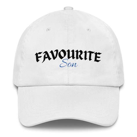 Favourite Son Hat Custom Print Personalised Baseball Cap Etsy