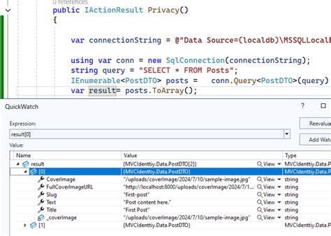 C Returning Entity Model Property With Extra String Stack Overflow
