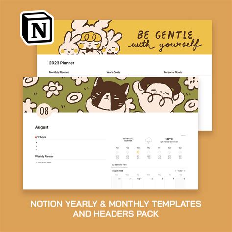 Notion Templates And Header Pack Lovesoupstudio