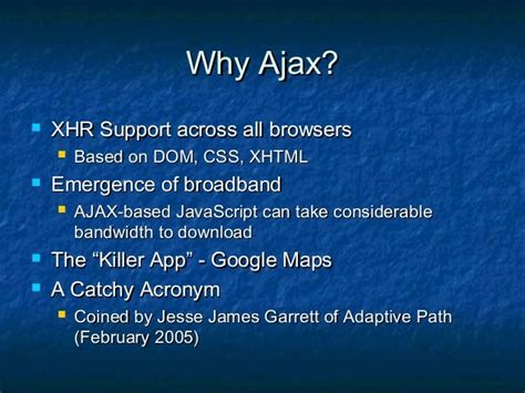 Introduction To Ajax