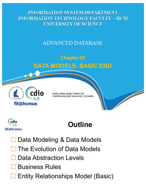Chap02 - Data Models ERD - I.2324 - Final | PDF | Conceptual Model | Data Model