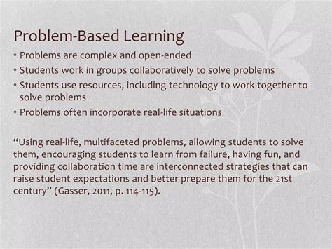 Problem Based Vs Project Based Learning Pptx