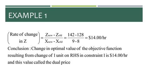 Operations Research Sensitivity Analysis Pptx