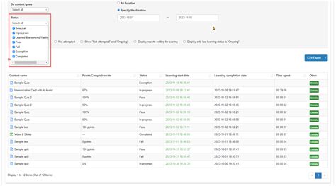 Display On Grade Management ScreenHow To Use LearningBOX