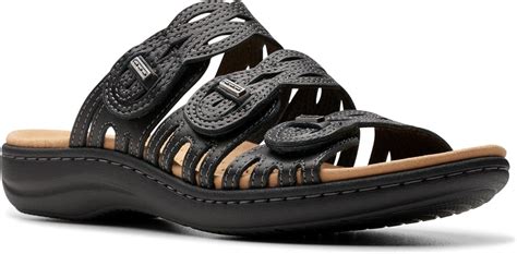 Clarks Womens Laurieann Ruby Sandalblack Leather Clarks