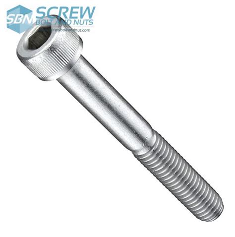 Stainless Steel Partially Threaded Hexagonal Cap Bolt Screw Bolt And