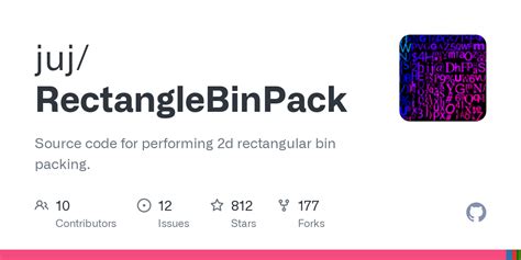 github juj rectanglebinpack source code for performing 2d