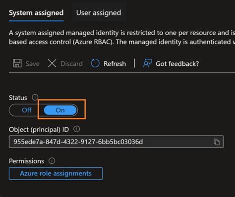 asp core as a web app service in azure with managed identities