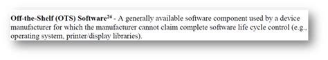 The How And The What Of External Software Components Soup Or Ots
