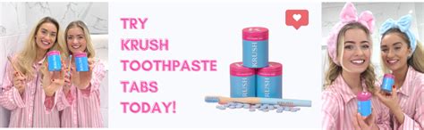 Krush Toothpaste Tablets With Fluoride Daily Whitening With