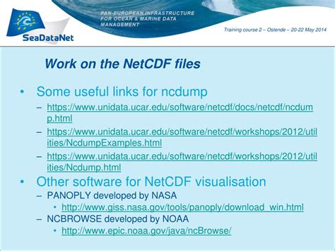 Ppt Practical Work On Netcdf Cfpoint Powerpoint Presentation Free Download Id2674355