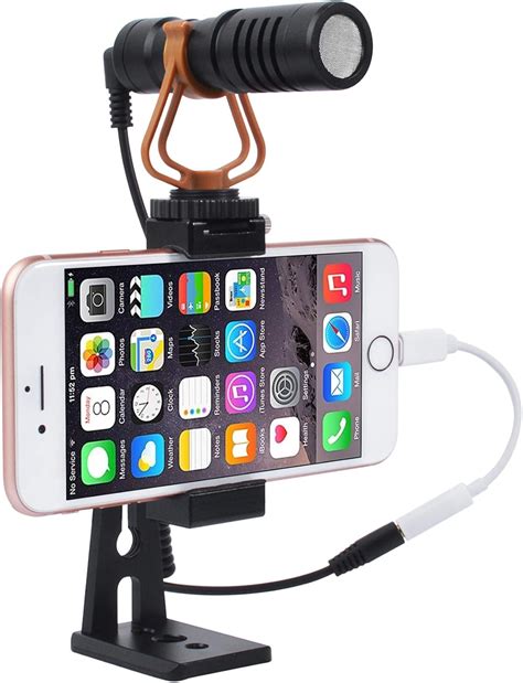 Phone Streaming Microphone Kit Phone Tripod Mount With