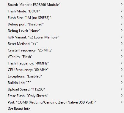 Programming ESP Through Zero Networking Protocols And Devices Arduino Forum