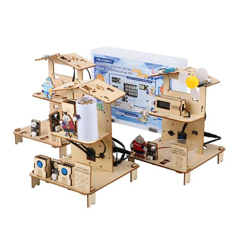 3 In 1 Acebott Esp32 Stem School Smart Home Education Kit Lv 1 Agarwal Electronics