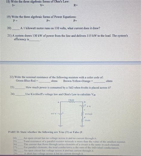 Solved 17 Compute The Voltage Readine If An Ideal Voltmeter