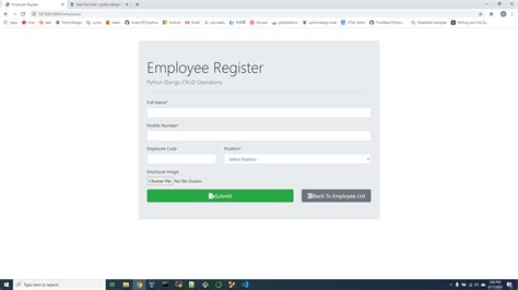 complete django mysql crud operations python design