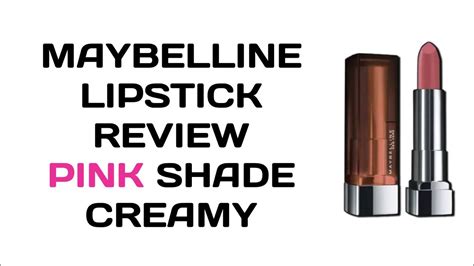 Maybelline Lipstick Review Pink Shade Creamy Fm Fashion Beauty Youtube