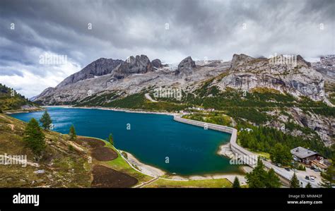 Lago Fedaia Fedaia Lake Fassa Valley Trentino Alto Adige An
