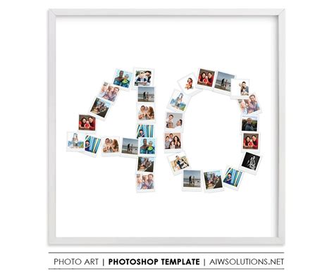 Number 40 Template