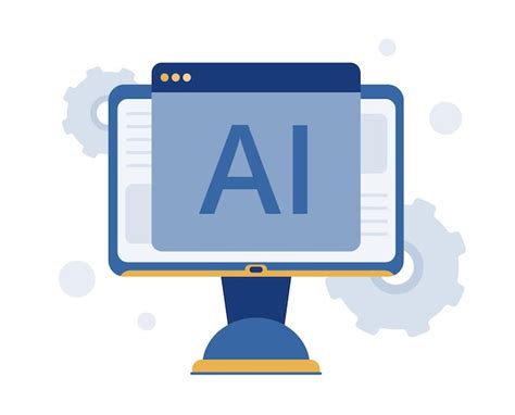 Premium Vector A Computer Monitor Showing An Analog Window With