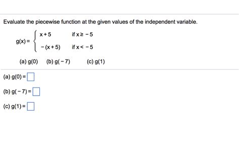 Solved The Functions F And G Are Defined By The Following