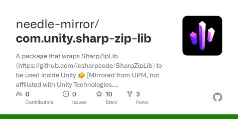 GitHub Needle Mirror Unity Sharp Zip Lib A Package That Wraps SharpZipLib Https Github