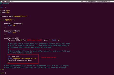 mender dfu stuck in installation state after btattach command